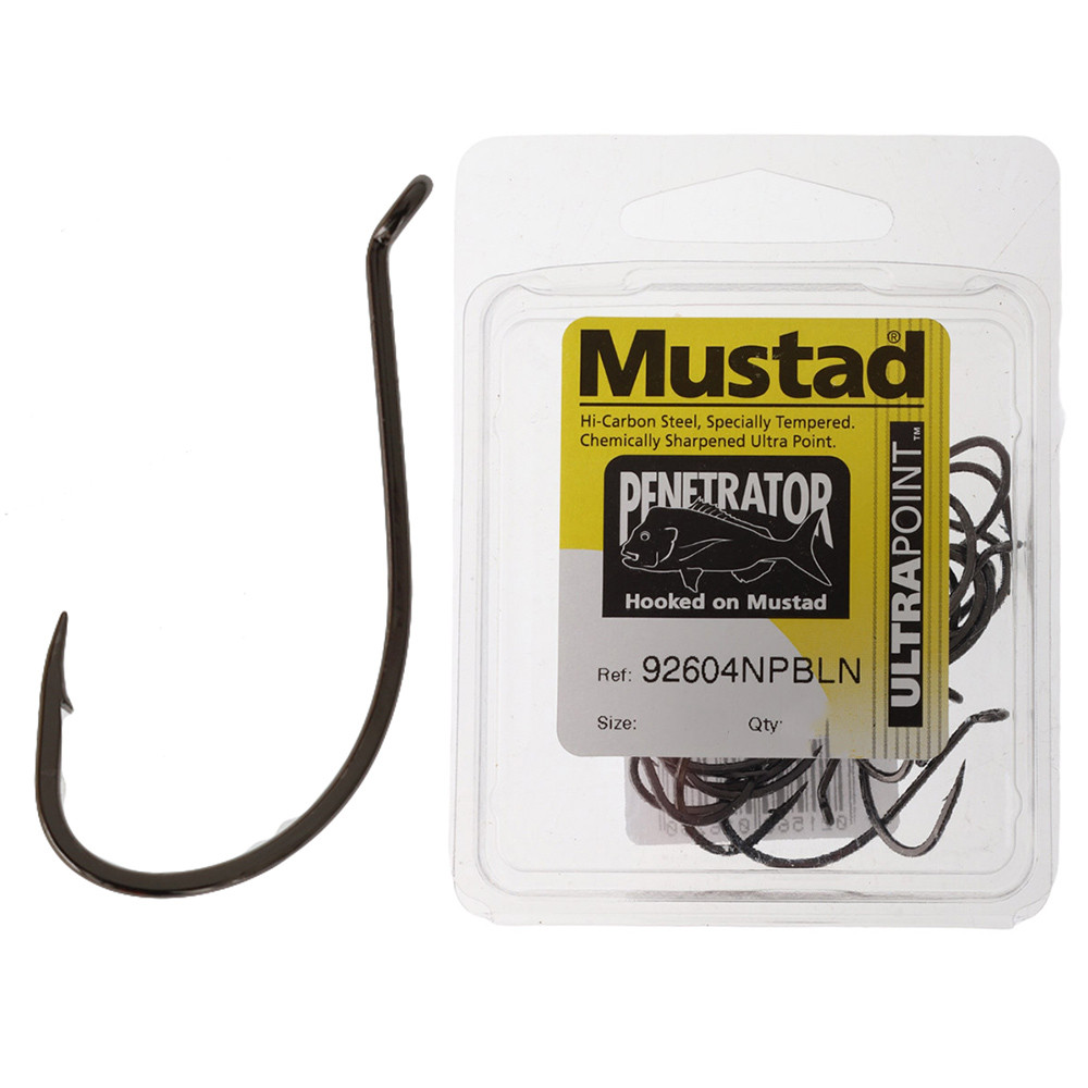 Buy Mustad Penetrator 92604-BN Ultrapoint Hooks Qty 25 online at Marine-Deals.co.nz