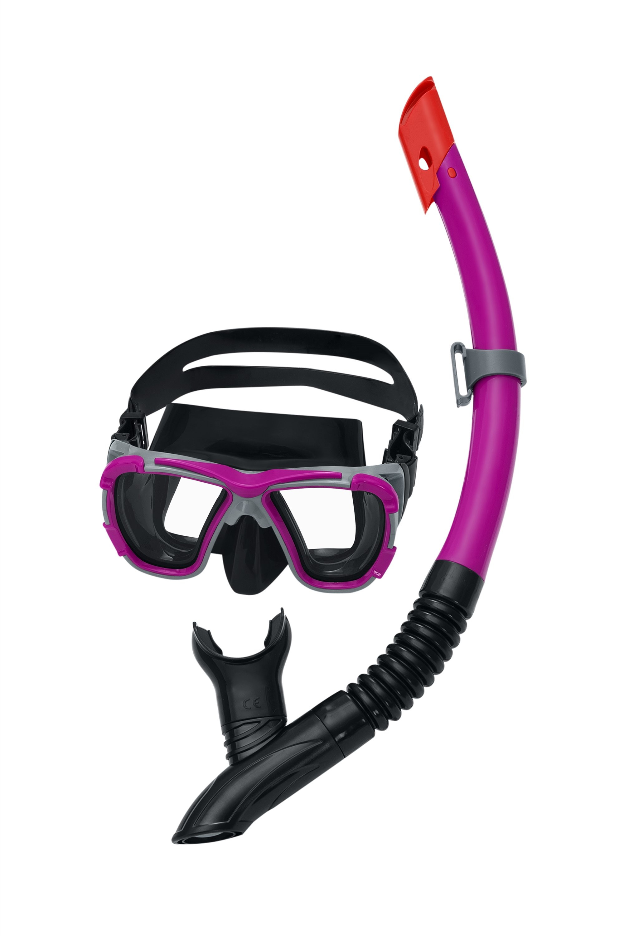 Buy Bestway Inspira Pro Mask and Snorkel Set Pink/Black online at ...