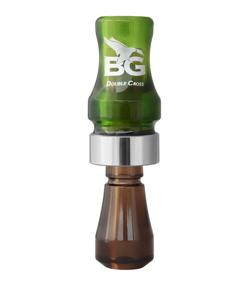 Buy Buck Gardner Double Cross Double Reed Polycarbonate Duck Call Green/Smoke Brown online at ...