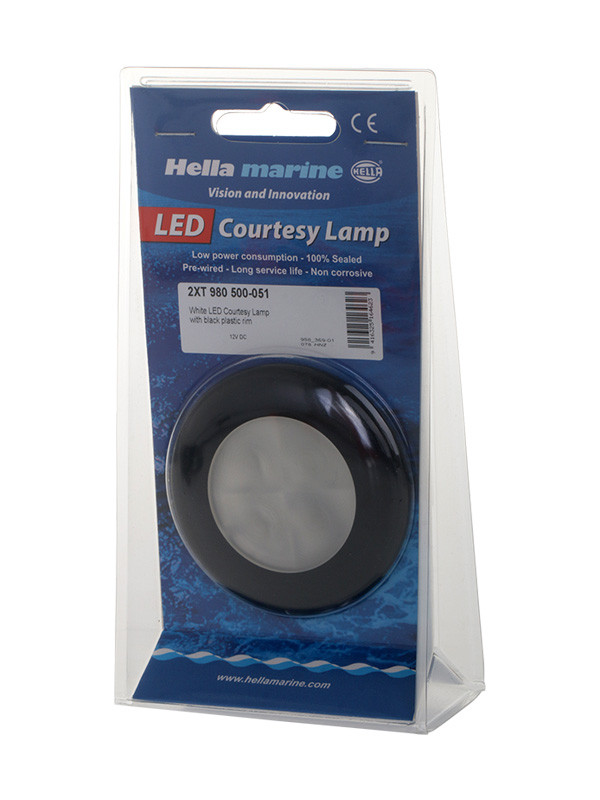 Buy Hella Marine LED Round Courtesy Lamp 12v online at Marine-Deals.co.nz