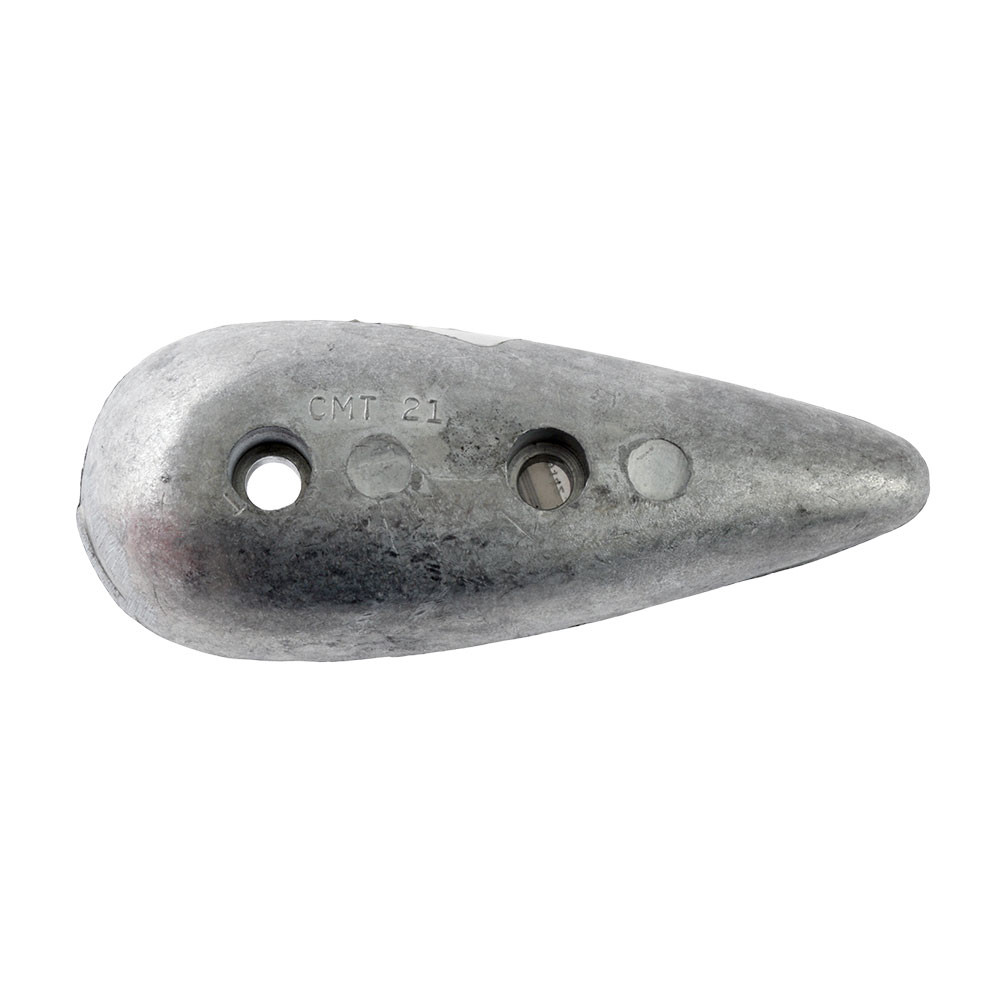 Buy Zinc Teardrop Anode with Fixing Holes 0.48kg online at Marine-Deals ...
