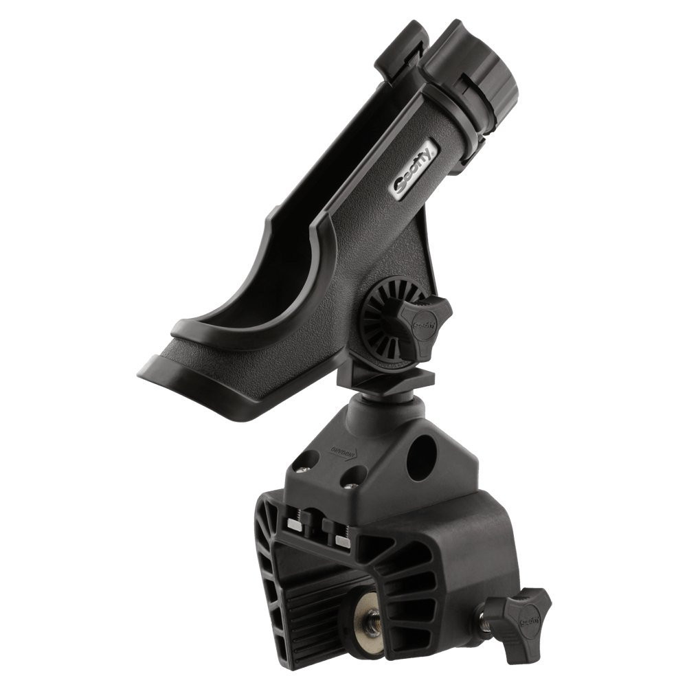 Scotty 339 Power Lock Rod Holder with Portable Clamp Mount - Mounted ...