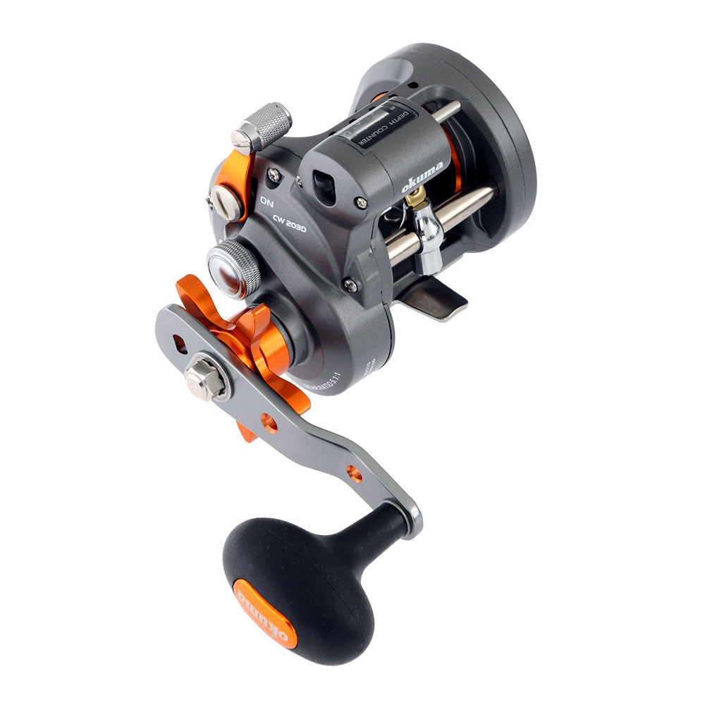 Buy Okuma Coldwater 203D Linecounter Overhead Trolling Reel online at ...