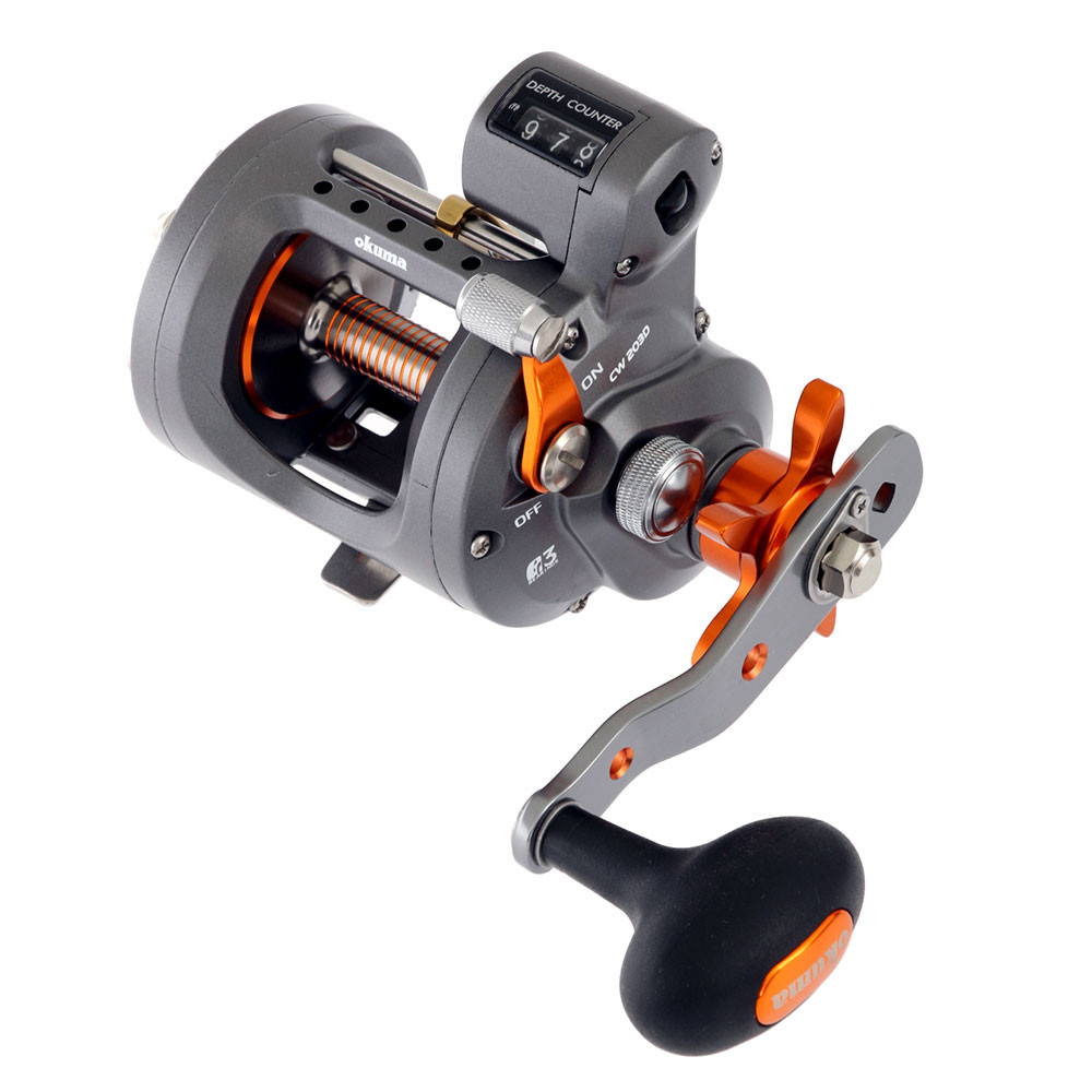 Buy Okuma Coldwater 203D Linecounter Overhead Trolling Reel online at ...