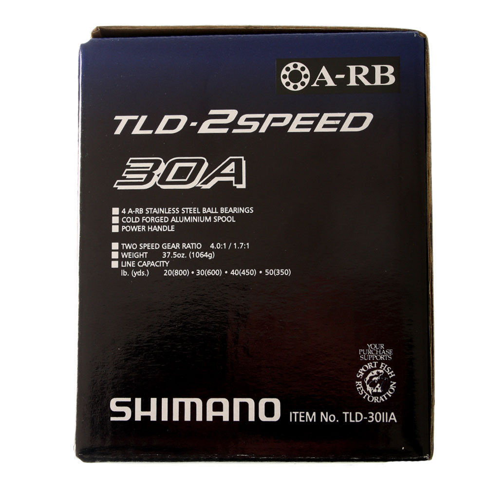 Buy Shimano Triton Lever Drag TLD-30 2-Speed Game Reel online at Marine ...