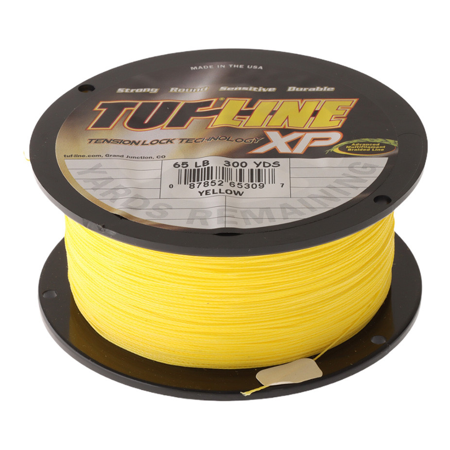 Buy TUF-Line Tuff XP Braid Yellow 300yd 65lb online at Marine-Deals.co.nz