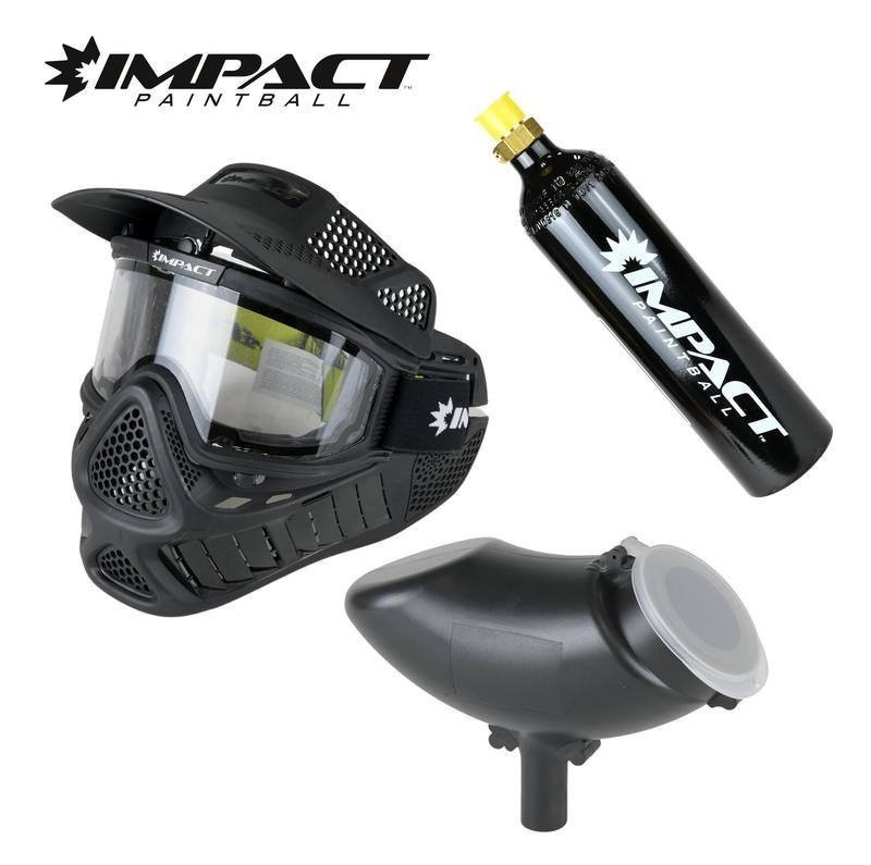 Impact Dual Lens Mask Paintball Package - Paintball Accessories - Hunting