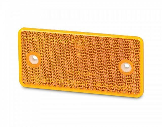 Buy Hella Marine Retro Reflector 94 x 44mm Amber Two bolt holes online ...