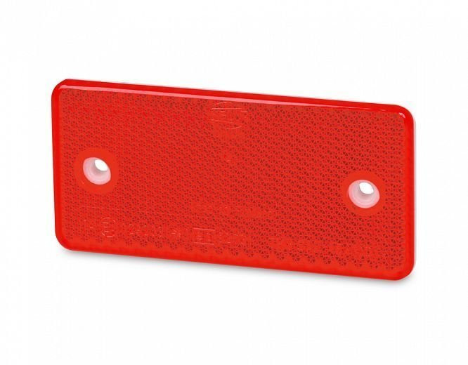Buy Hella Marine Retro Reflector 94 x 44mm Red Two bolt holes online at ...