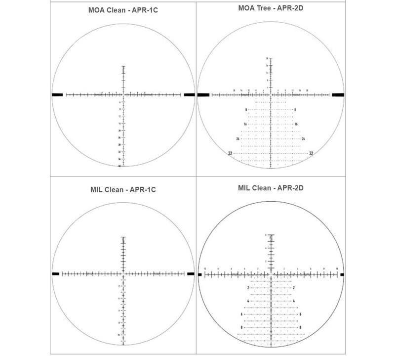 Element Helix 4 16x44 MOA Clean APR-1C Reticle - Optics - Hunting