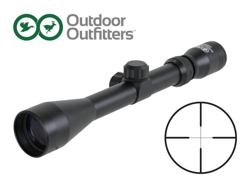 Outdoor Outfitters Optics 3-9x40 Duplex Matte Scope - Optics - Hunting