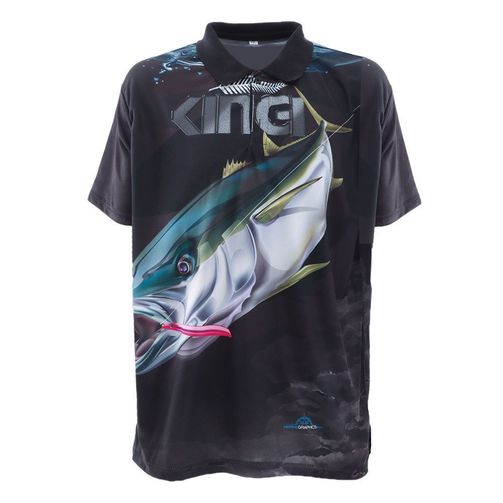 Mad About Fishing Kingfish Polo Shirt XS - Mens Shirts - Shirts - Apparel
