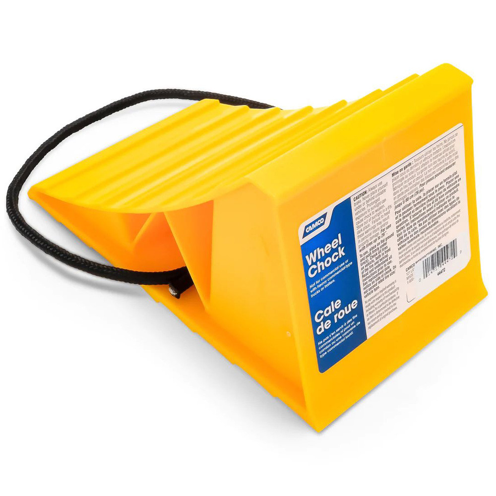 Buy Camco Wheel Chock with Rope online at Marine-Deals.co.nz