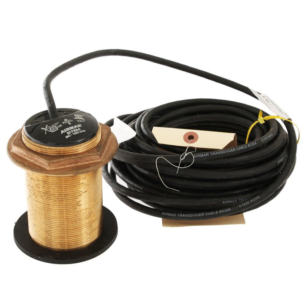 Buy Airmar B75M CHIRP Thru-Hull Transducer 12-Degree Tilt 600W Navico ...