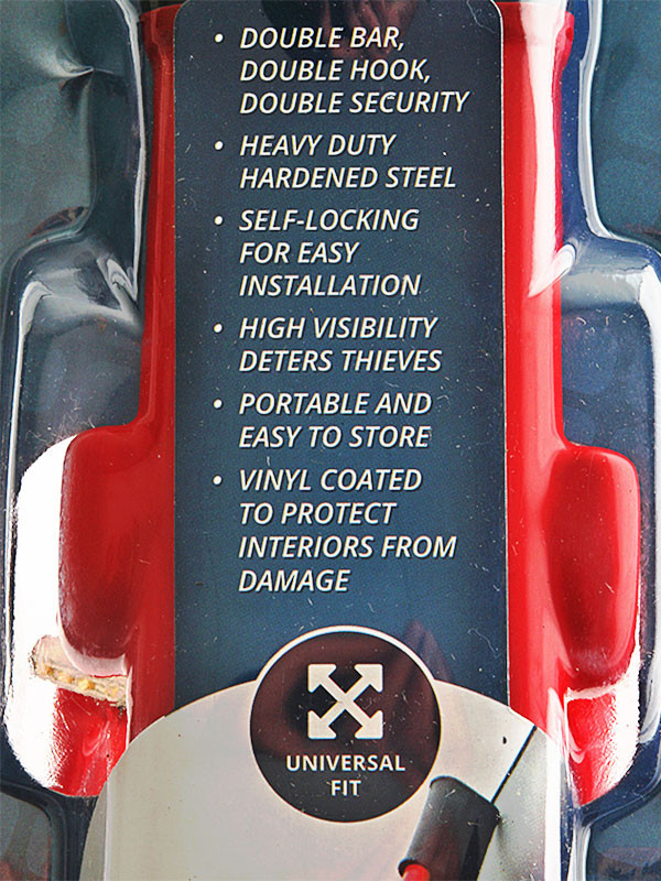 Buy Wildcat Double Hook Steering Wheel Lock online at Marine-Deals.co.nz