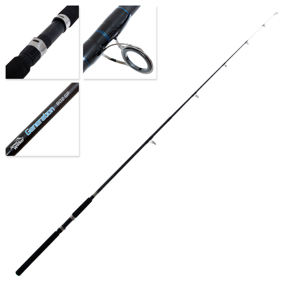 Buy Jarvis Walker Generation 802 GP Spinning Boat Rod 8ft 5-10kg 2pc ...