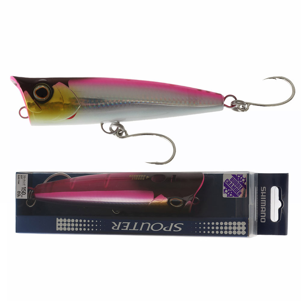 Buy Shimano Ocea Spouter Topwater Lure 150mm 89g Pink Silver online at ...