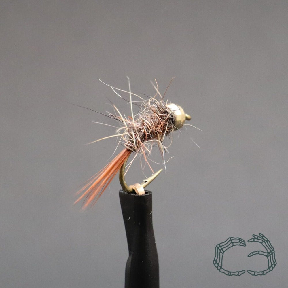 Category 3 Hare and Copper Gold Tungsten Bead Nymph #14 - Trout ...