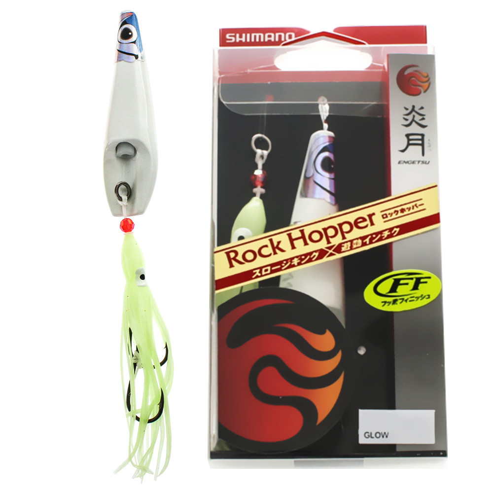 Buy Shimano Rock Hopper Sliding Inchiku Jig Glow 200g online at Marine ...