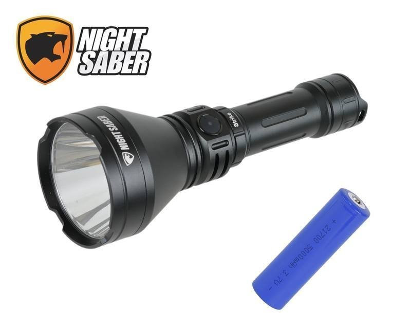 Night Saber Strike LED Torch 1250 Lumens Battery Included - Spotlights ...