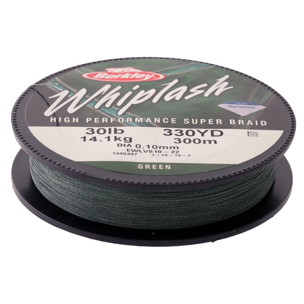 Buy Berkley Whiplash High Performance Super Braid Green 300m 30lb ...