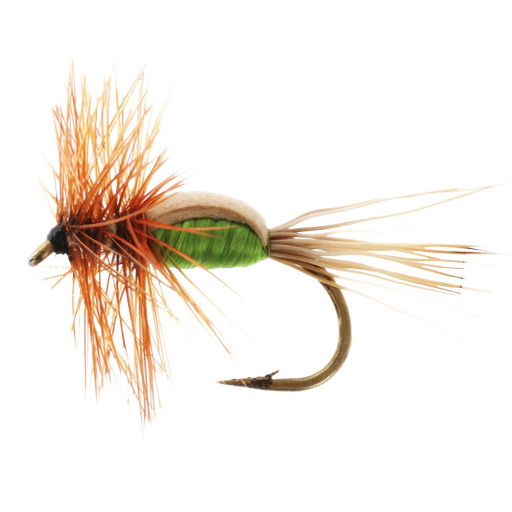 Buy Fishfighter Foam Humpy Green Dry Fly Size 12 online at Marine-Deals ...