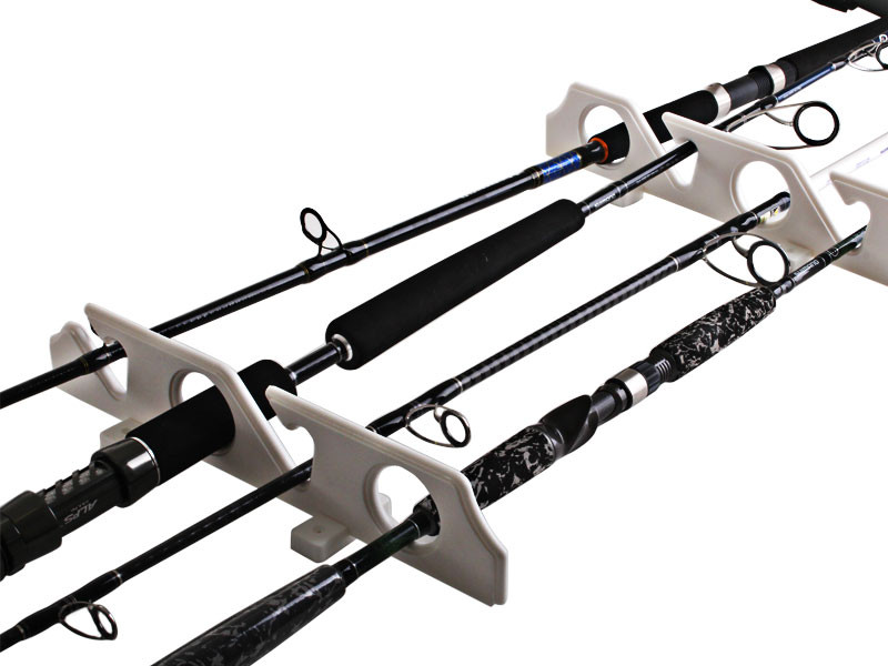 Buy Wall Mount UV Stabilised 4 Rod Rack online at Marine-Deals.co.nz