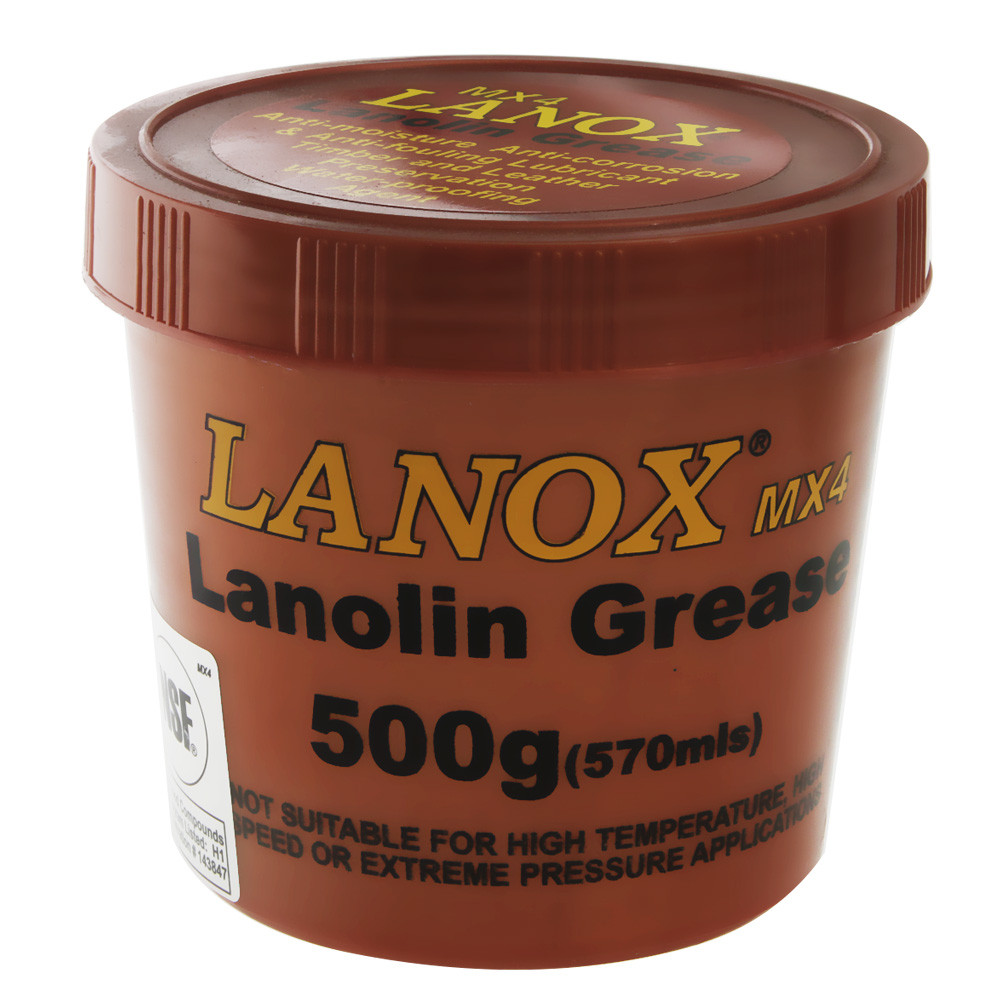 Buy INOX MX4 Lanox Food Grade Lanolin Grease 500g Tub online at Marine ...