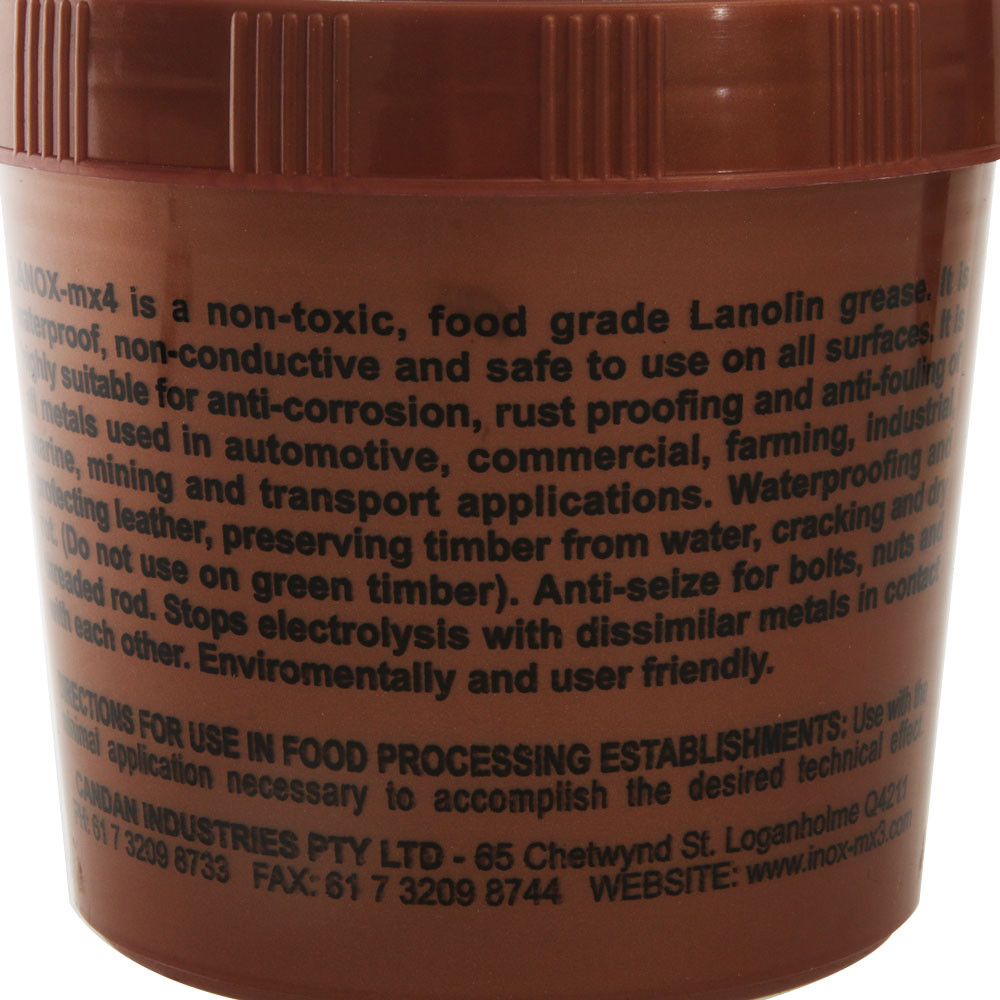 Buy INOX MX4 Lanox Food Grade Lanolin Grease 500g Tub online at Marine ...