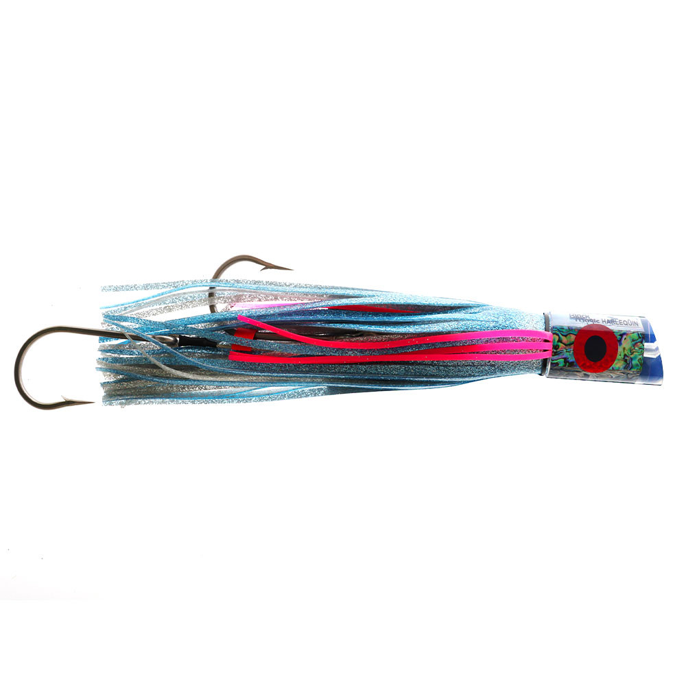 Buy Black Magic Harlequin Lure Light Blue 340mm Silver Pink Rigged ...
