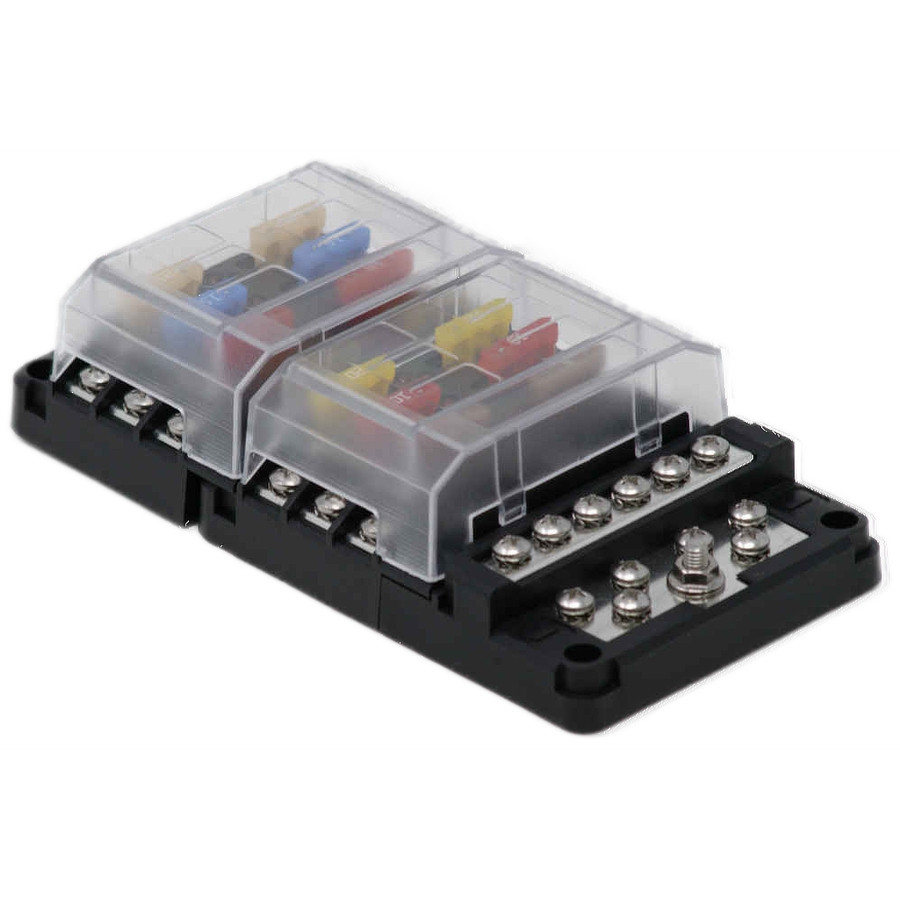 Buy Egis Mobile Electric RT Fuse Block 12 Pos with Ground and LED ...