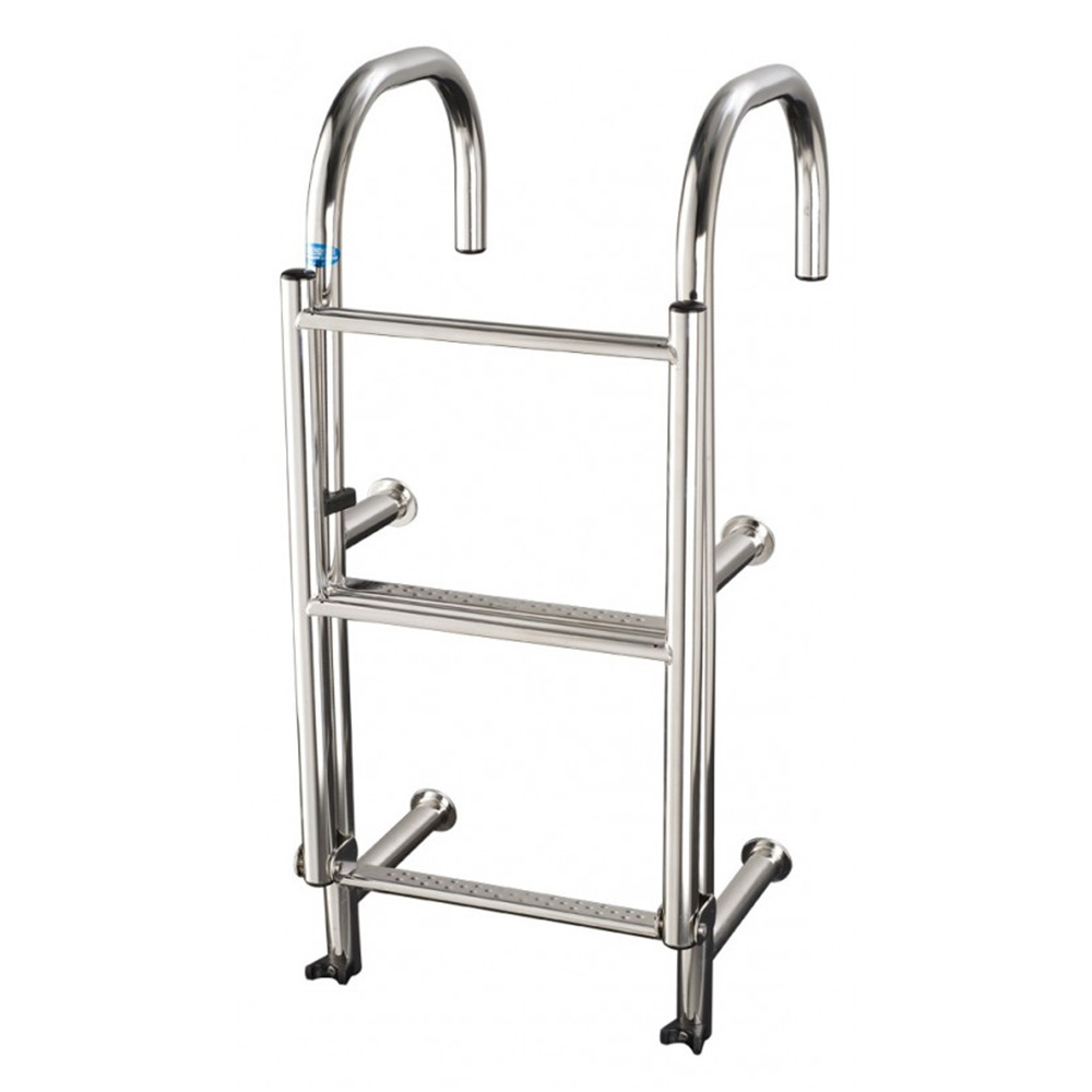 Buy Manta 4 Tread Round Step Thru Ladder 290mm online at Marine-Deals.co.nz
