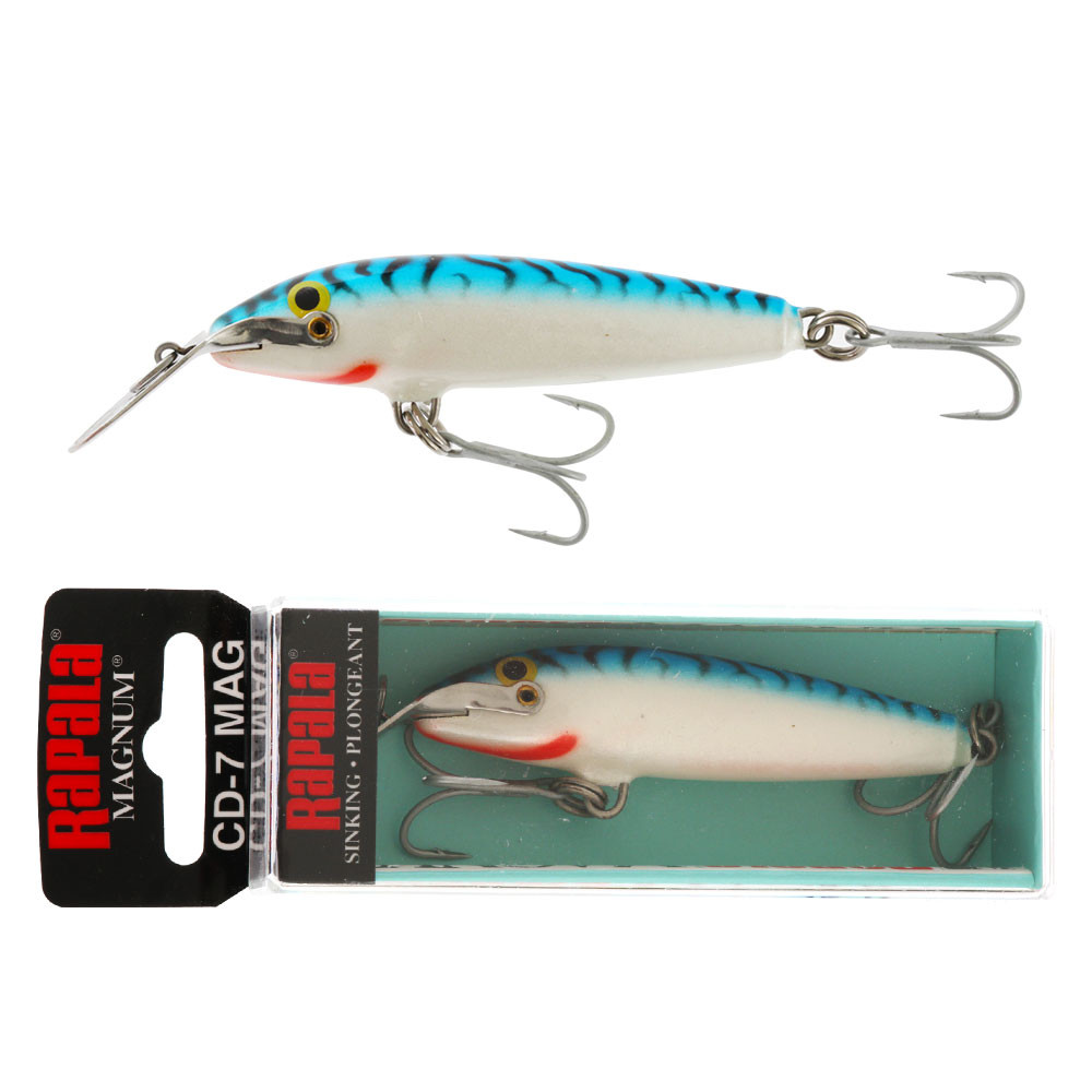 Buy Rapala Magnum CD-7 Sinking Lure 7cm Silver Mackerel online at Marine-Deals.co.nz