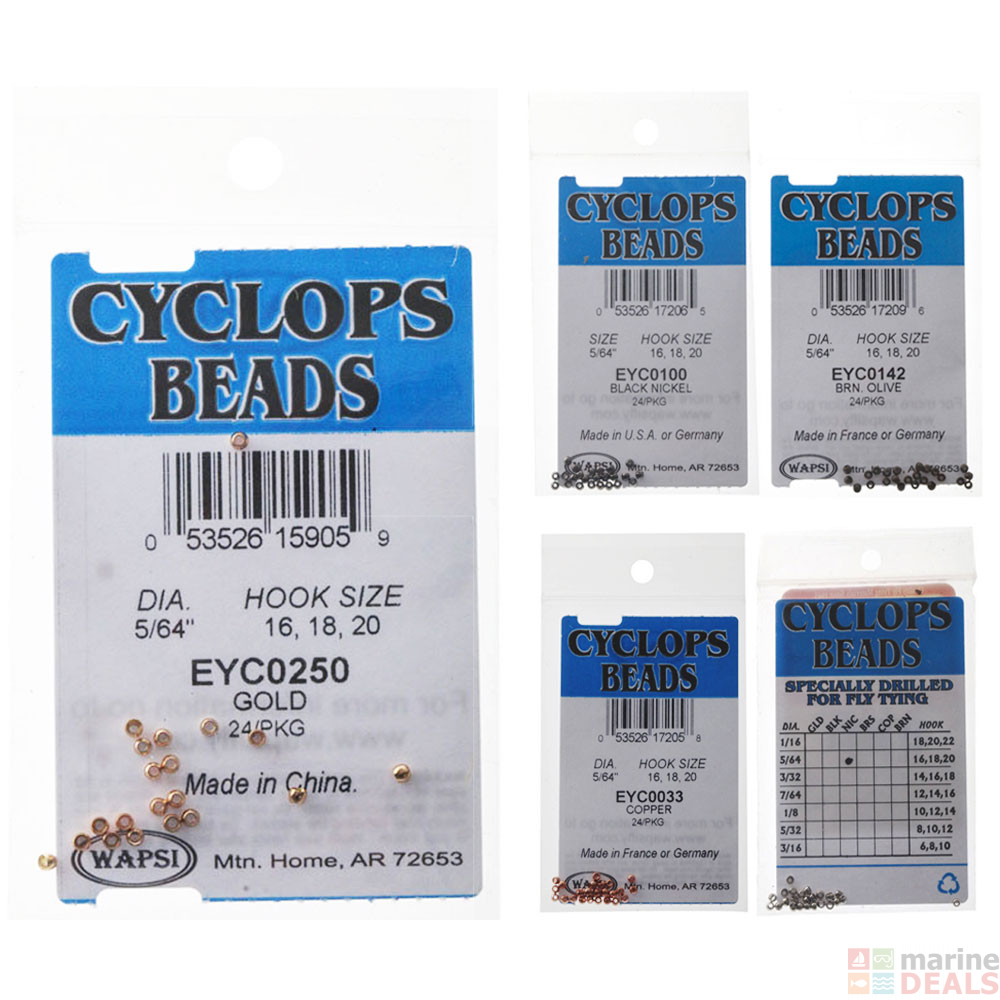 Buy Cyclops Brass Beads For Fly Tying 564in 2mm Online At Marine Nz