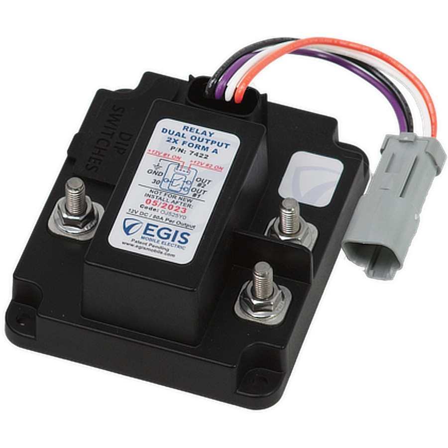 Buy Egis Mobile Electric Relay with DT/AT Connector 80A Pair 12V online ...