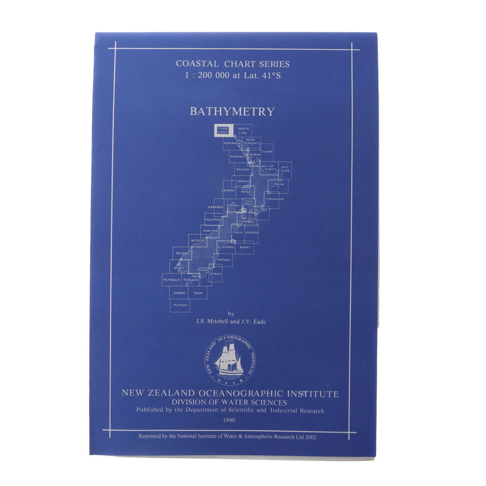 Buy North Island NZ Bathymetric Chart online at Marine-Deals.co.nz