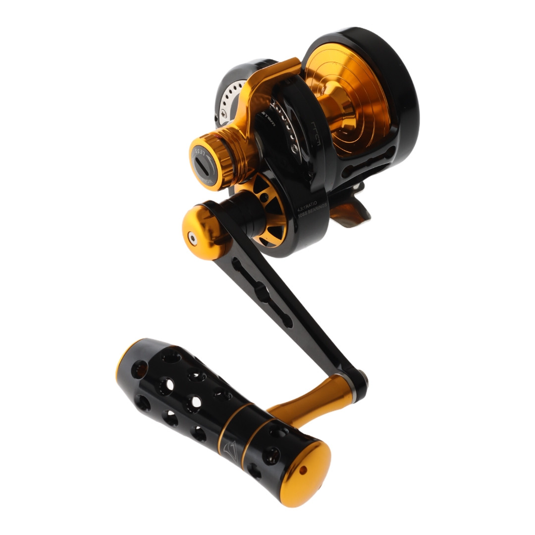 Buy Jigging Master Power Spell Overhead Reel PE4 Black/Gold online at ...