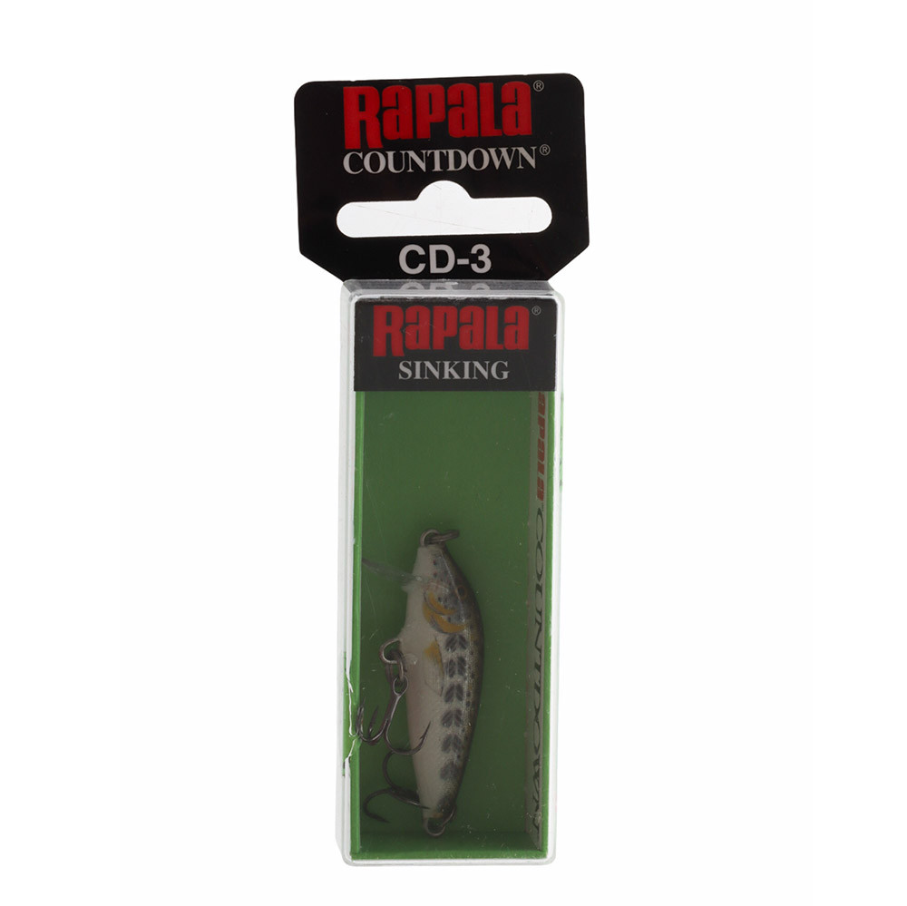 Buy Rapala Countdown Sinking Lure CD-3 3cm Muddler online at Marine-Deals.co.nz