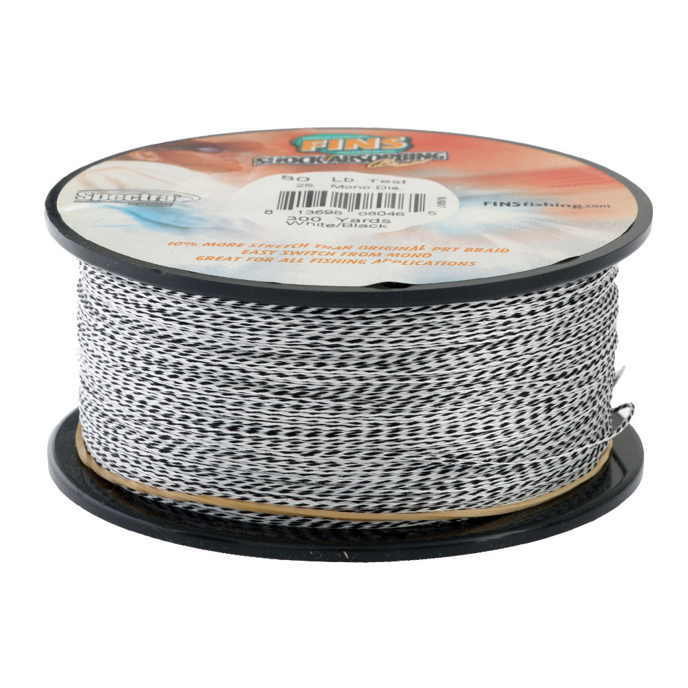 Buy FINS Shock Absorbing Spectra Braid 300yd 80lb online at Marine ...