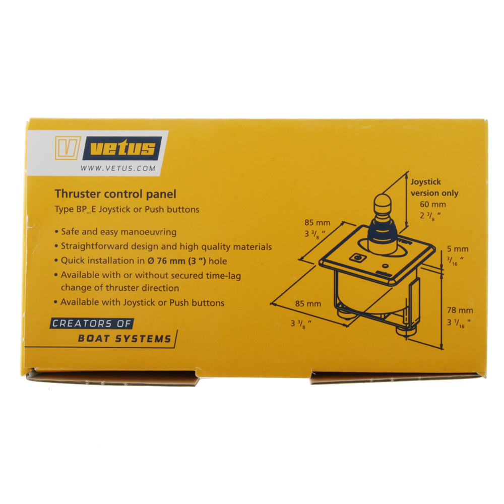Buy VETUS Thruster Panel with Joystick and Time Delay online at Marine ...