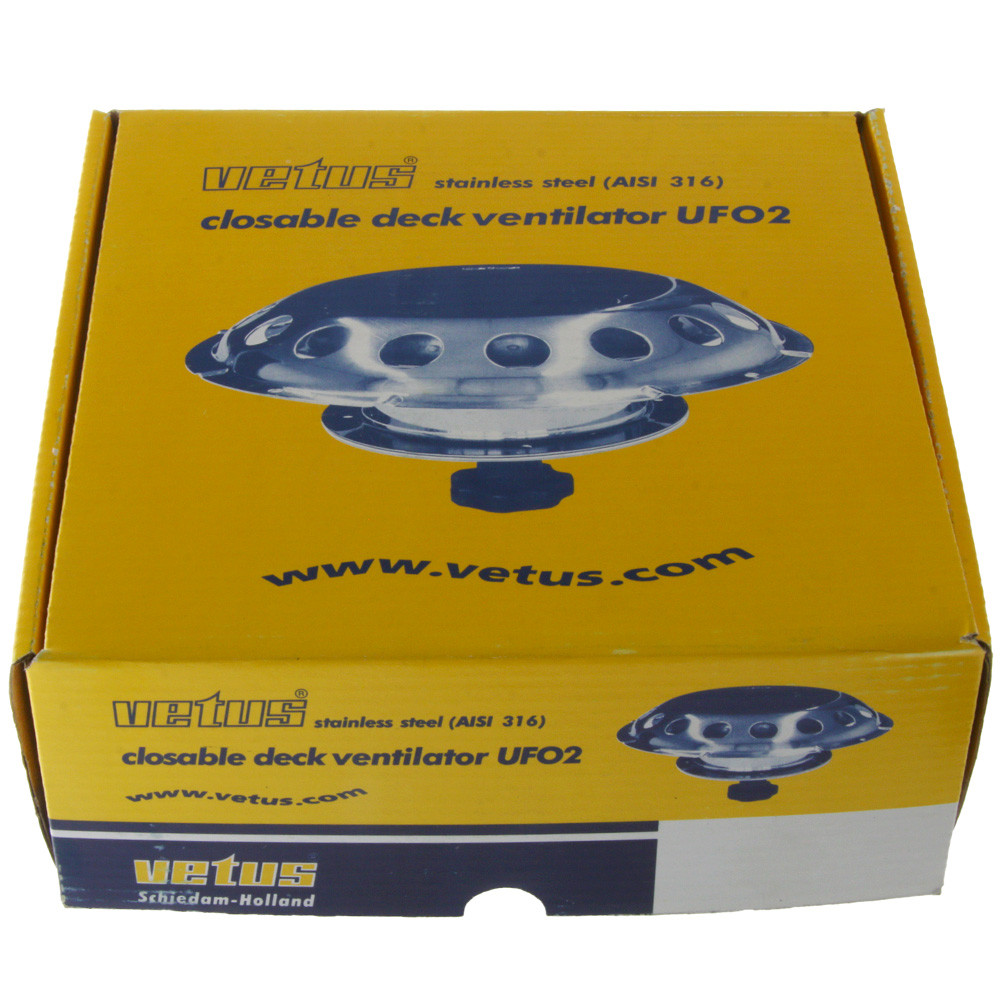 Buy VETUS UFO Type Closable Deck Ventilator online at Marine-Deals.co.nz