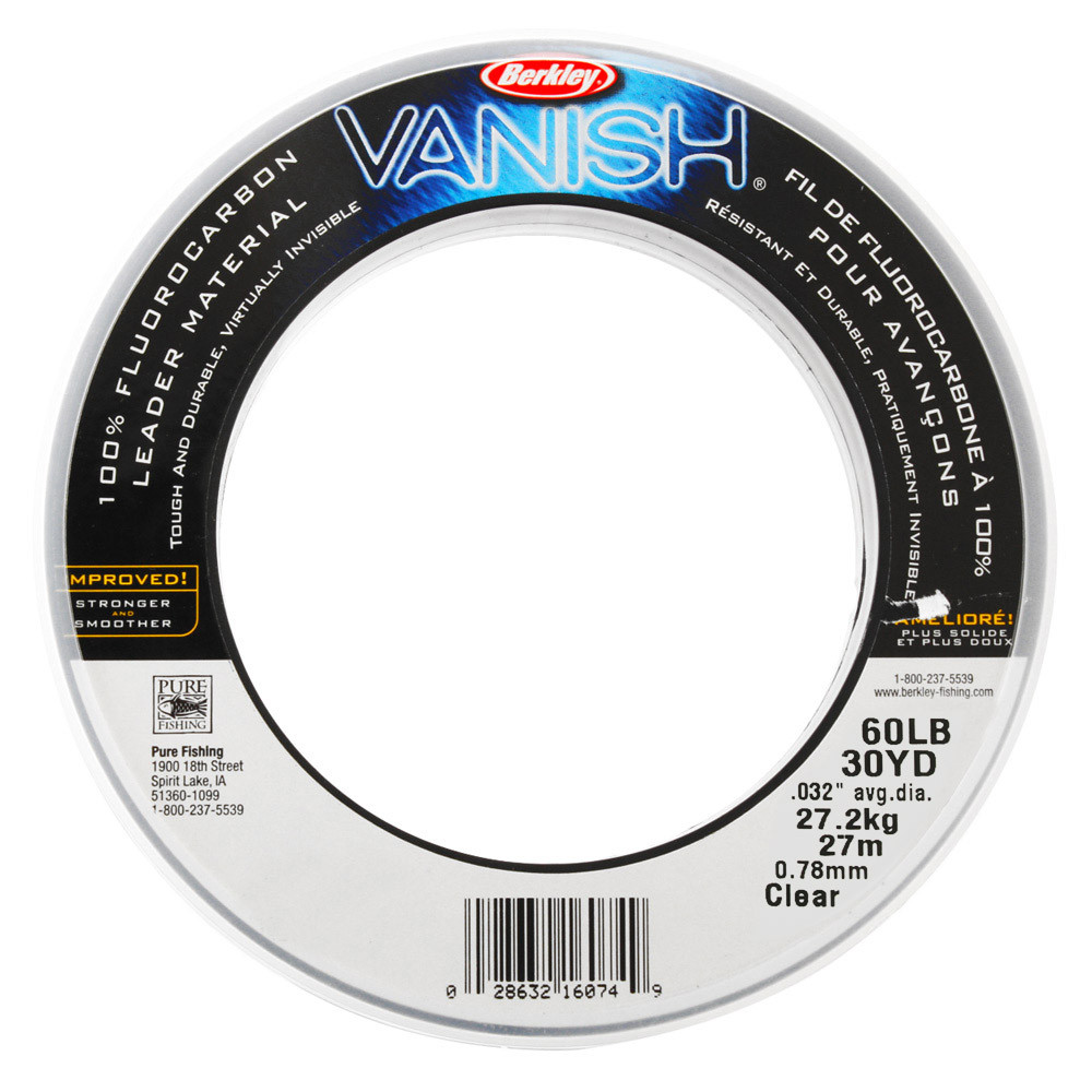 Buy Berkley Vanish Fluorocarbon Trace Coil 60lb 30yd online at Marine ...