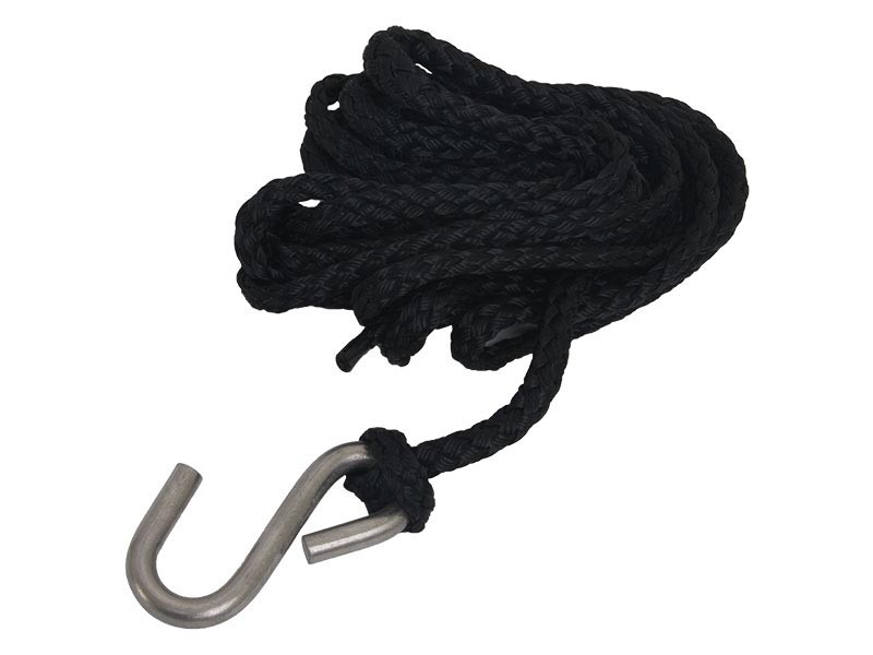 Trojan Trailer Winch Rope Black 8mm x 4m 940kg - Trailer Winches, Ropes ...