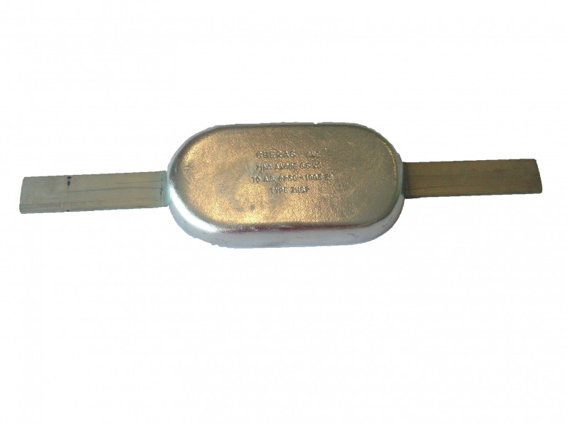 Buy Tecnoseal Hull Oval Strap Anodes online at Marine-Deals.co.nz