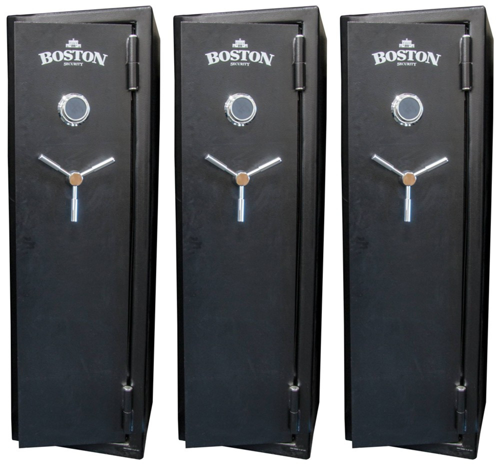 Buy Boston Security 10 Gun Safe E-Cat Safe 6mm X3 Police Endorsed ...