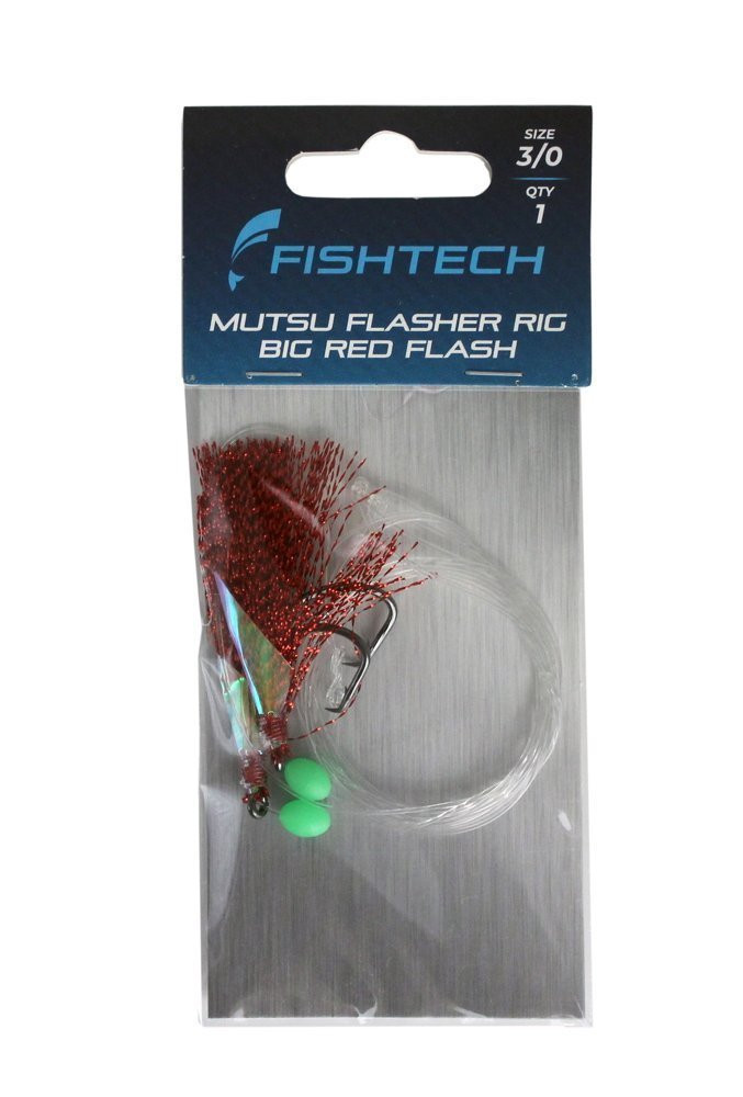 Fishtech Red n Ready Mutsu Flasher Rig - Flasher Rigs - Flashers & Pre ...