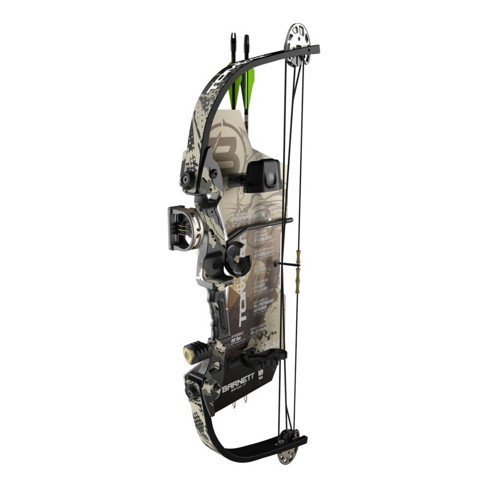 Barnett Tomcat G3 Youth Compound Bow Archery Set Camo - Compound Bows ...