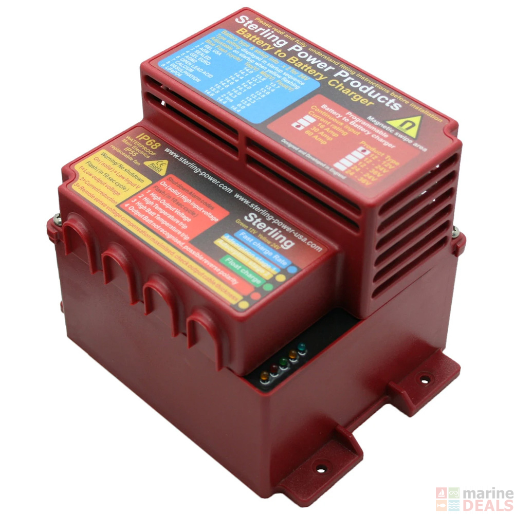 Buy Sterling Pro Charge B Waterproof Battery To Battery Charger 12v 12v