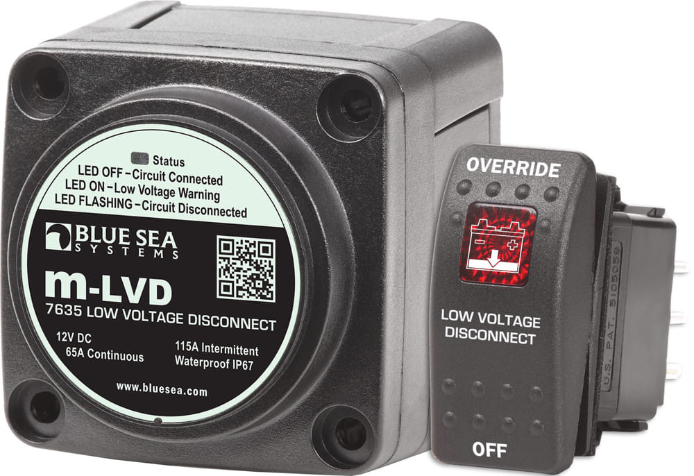 Buy Blue Sea m-LVD Low Voltage Disconnect 12vDC online at Marine-Deals ...