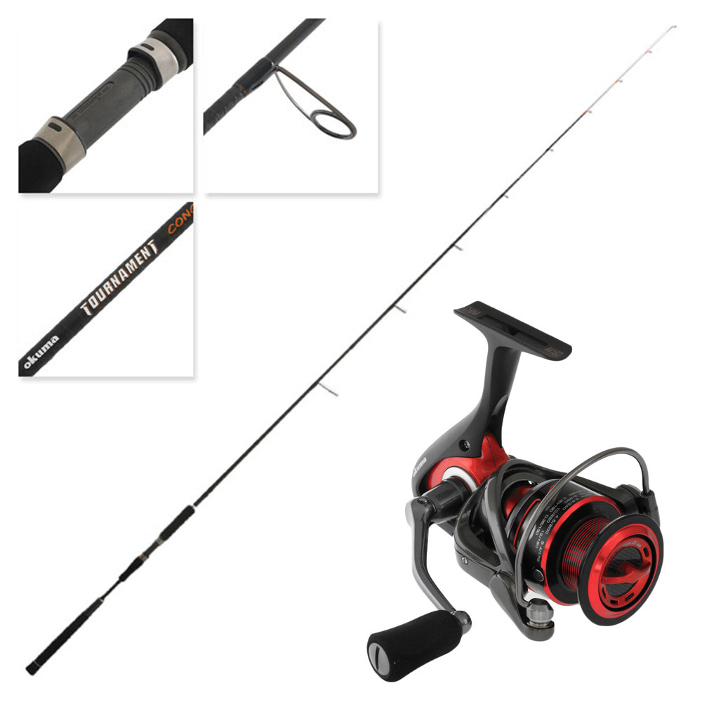 Buy Okuma Inspira Red 40 Tournament Concept Heavy Boat Spin Combo 7ft ...